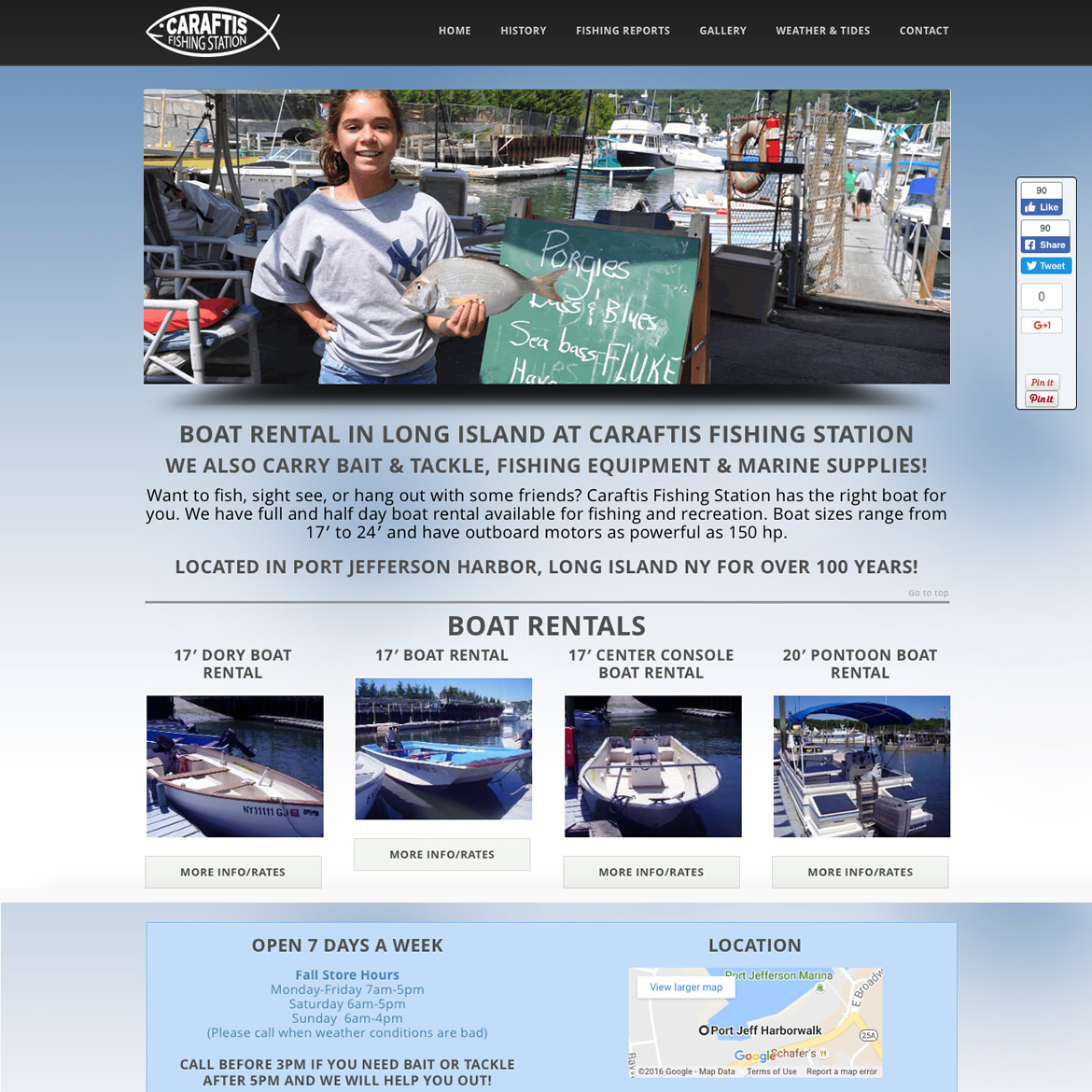 Website for Rental Business